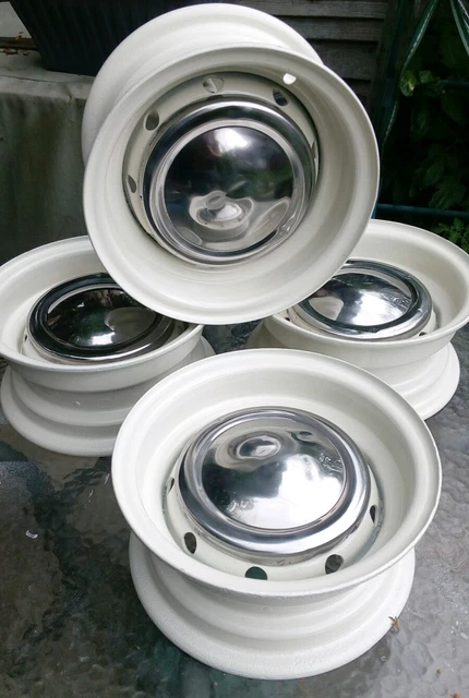 CLASSIC MINI COOPER s 10" steel reverse rim LP918 wheels deepdish 10x 4 ...