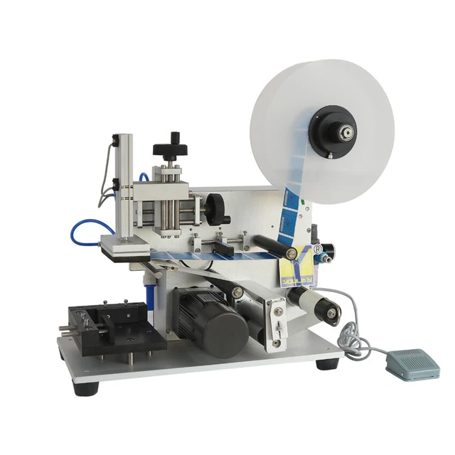 MT-60 DESKTOP PISTON Square Bottle Labeler Box Carton Bag Plane Labeling Machine $2,325.00 ...