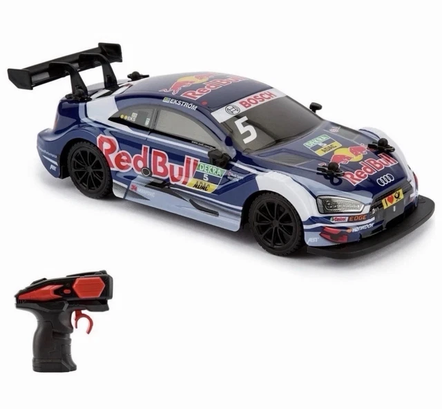 CMJ RC CARS Audi RS5 DTM Remote Control Car 1:24 Scale 2.4Ghz Red Bull ...