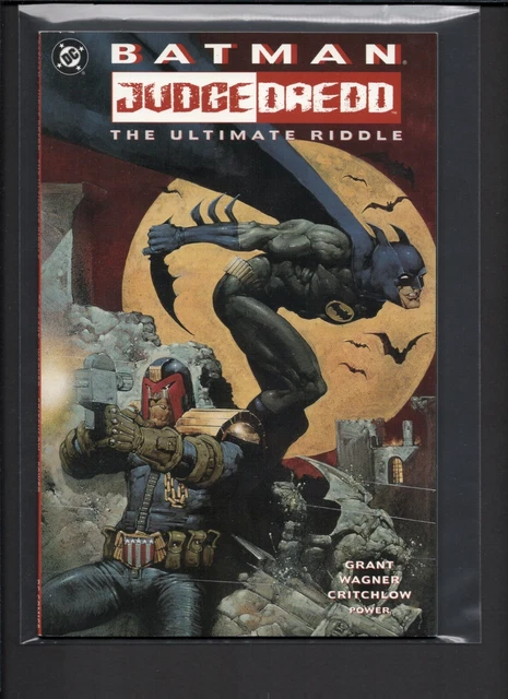 BATMAN JUDGE DREDD: The Ultimate Riddle Vf+ 1995 Grant/Wagner/Critchlow ...