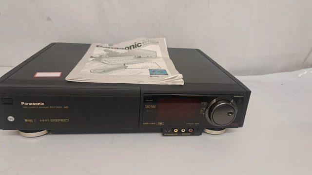 PANASONIC NV-FS200 SUPER VHS VIDEO RECORDER (1992) not fully tested £ ...