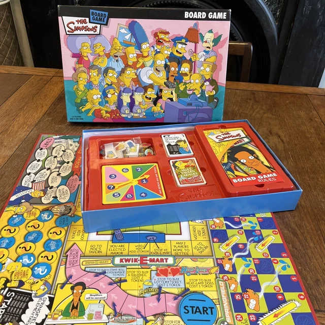 THE SIMPSONS BOARD Game (Complete) Rare 2000 Edition In Great Condition ...