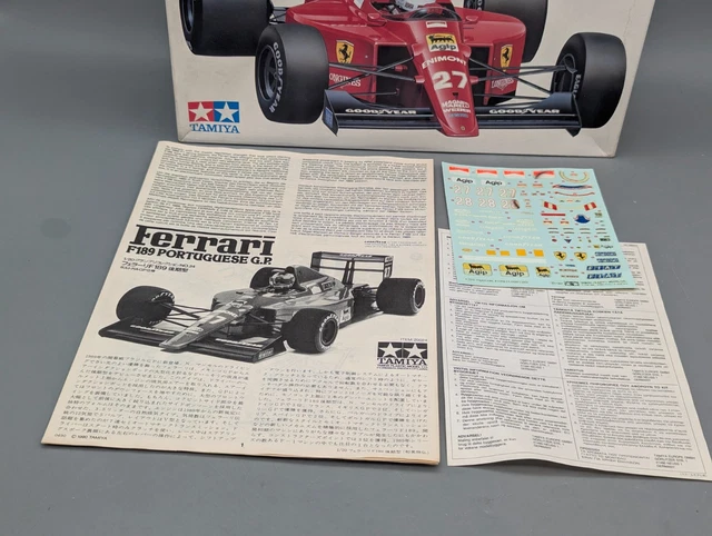 MODELLAUTOS BAUSATZ 1:20 Tamiya Ferrari F189 Portuguese GP Late Ver ...