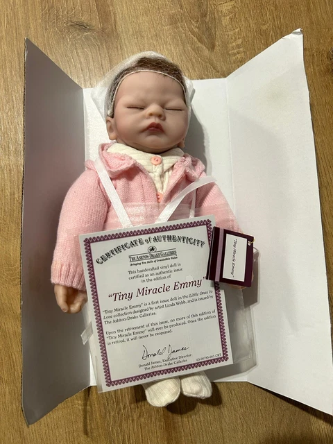 ASHTON DRAKE TINY miracle Emmy doll £42.00 - PicClick UK