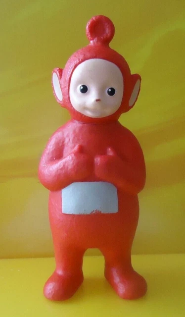 CBEEBIES TELETUBBIES 5& / 13cm Plastic Toy Figure Po Red - Cake Topper ...