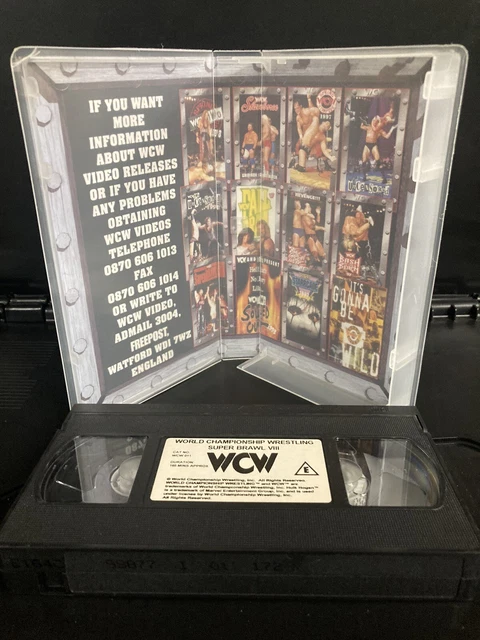 *RARE* WCW SUPERBRAWL 8 1997 VHS Hulk Hogan Sting nWo DDP Scott Steiner ...