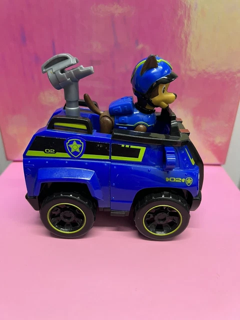 PAW PATROL BASIC Vehicle Chase's Spy Cruiser Vehicle and Figure Car Toy ...