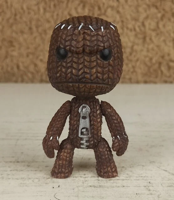 LITTLE BIG PLANET ANGRY SACKBOY/ SACK BOY Poseable 3" Mini Figure SCEE 2008 £14.99 - PicClick UK