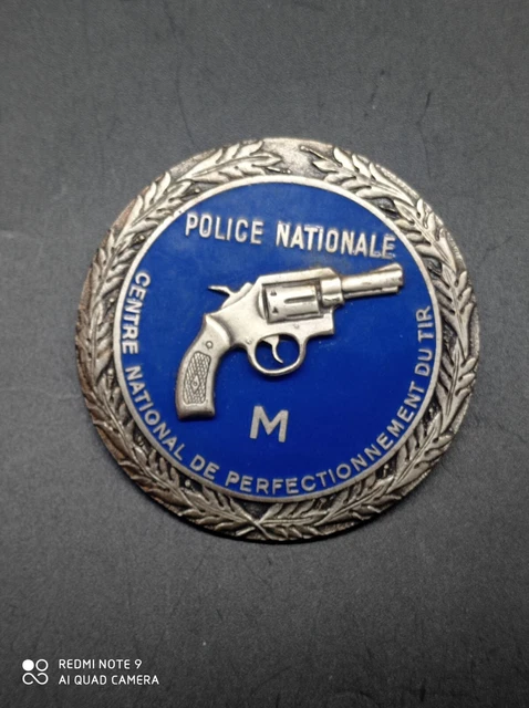 ANCIEN INSIGNE POLICE brevet moniteur perfectionnement du tir ...