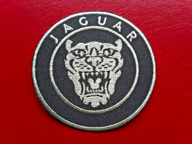 JAGUAR HEAD BRITISH Classic Car Motorsport Racing Embroidered Patch Uk ...