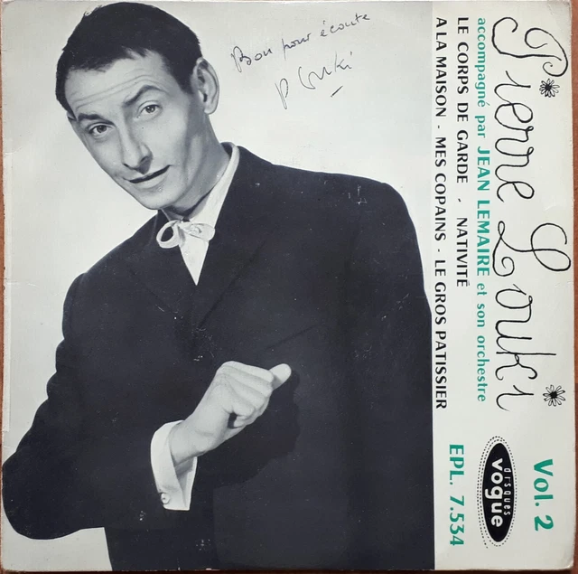 PIERRE LOUKI VOL. 2 Le corps de garde 45T EP Biem 1959 VOGUE EPL 7.534 ...