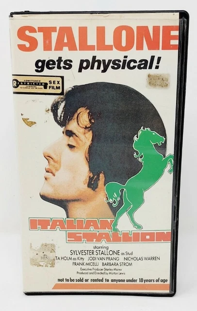 ITALIAN STALLION (VHS, 1985) Sylvester Stallone Cut Box Former Rental ...