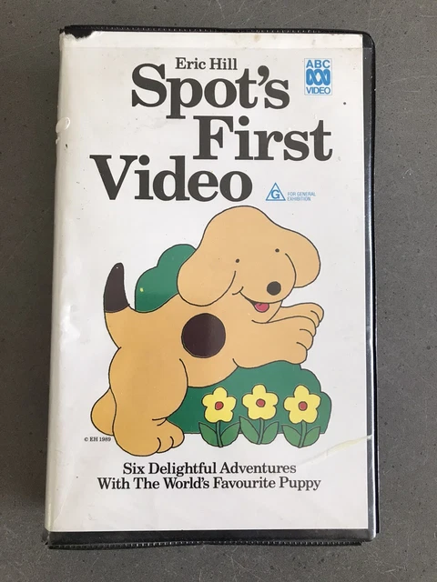 SPOT’S FIRST VIDEO Childrens Kids Retro Classic VHS Video Spot Stories ...