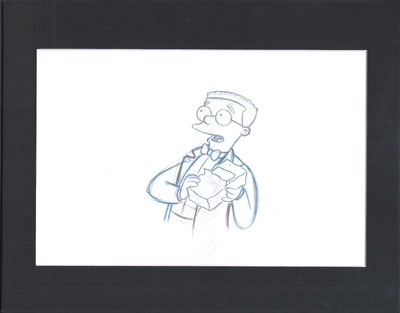 THE SIMPSONS MR. Smithers Original Animation cell Drawing FOX £45.77 ...