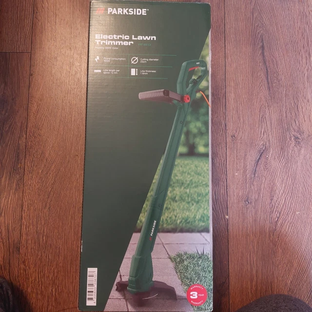 PARKSIDE 300W ELECTRIC Lawn Trimmer Grass Strimmer Edge Cutter Compact ...