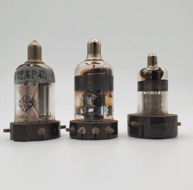 ORIGINAL WWII WW2 German Telefunken vacuum pentode radio tube Wehrmacht ...