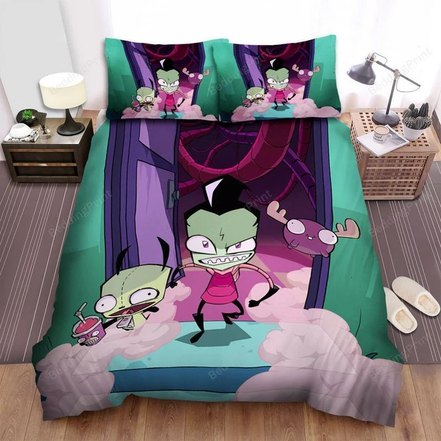 INVADER ZIM ENTERING The House The Horror Zim The Quilt Duvet Cover Set ...