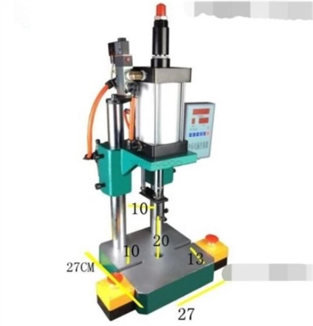 PNEUMATIC PRESS MACHINE Small Desktop Punch Machine Press 800Kg Double ...