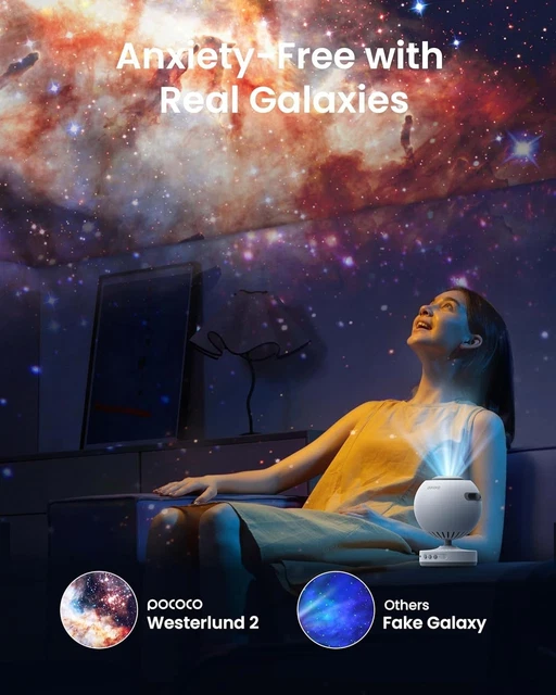 GALAXY STAR PROJECTOR Night Light Planetarium LED Kids Bedroom Gift £ ...