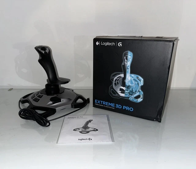 LOGITECH EXTREME 3D Pro Precision Flightstick Controller Boxed ...