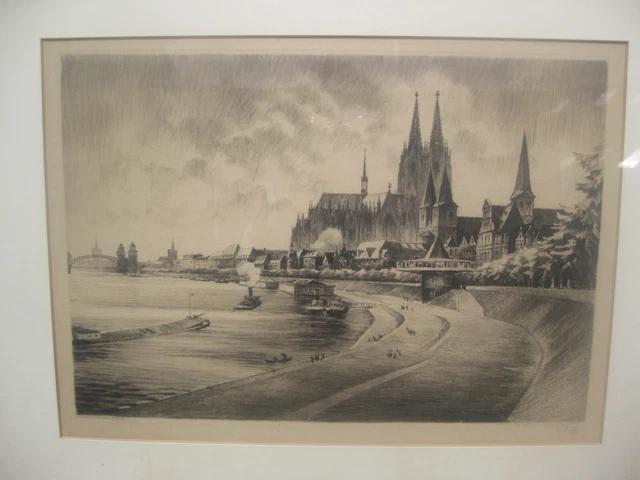 KÖLN-RADIERUNG VON PAUL Prött um 1930 EUR 99,00 - PicClick DE