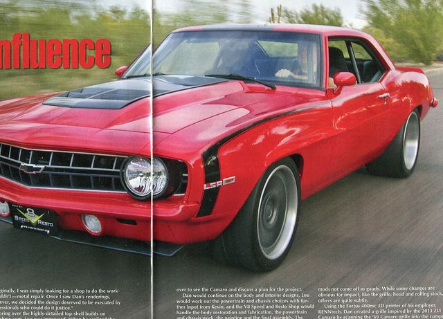1969 CHEVROLET CAMARO LSA MODS 6 pg Color Article $6.95 - PicClick