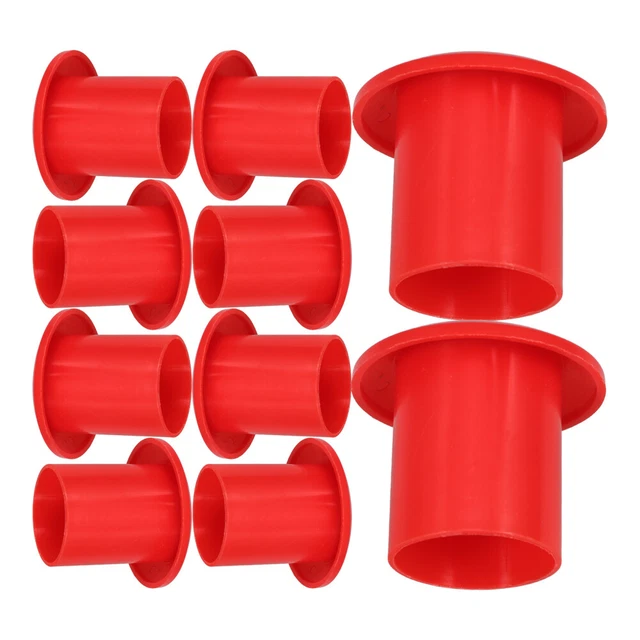 12 PCS REBAR Caps Mushroom Rebar End Caps Plastic Rebar Safety Caps £16 ...