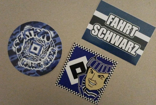 ULTRAS AUFKLEBER MIX Adesivo Sticker HSV Hamburg Sammlung Auflösung ...