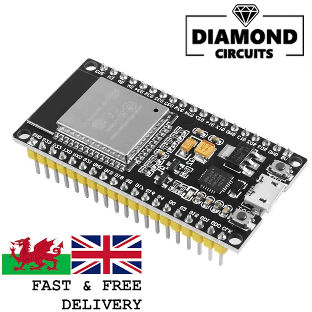 ESP32 38-PIN WROOM-32 NodeMcu Development Board, Dual Core WiFi BT ...