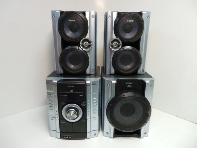 SONY MINI HI-FI Component System MHC-GX450 3-CD Changer w/ Subwoofer ...