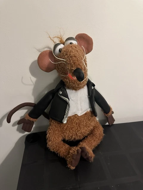 VINTAGE RIZZO THE Biker Rat Soft Cuddly Toy Very Rare £40.00 - PicClick UK
