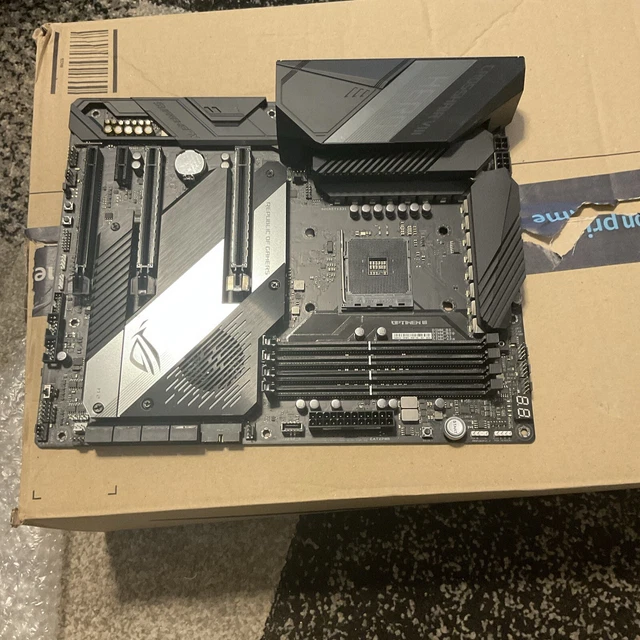 ASUS ROG CROSSHAIR VIII Hero AMD X570 Chipset AM4 ATX Motherboard COMBO ...