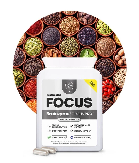 BRAINZYME FOCUS PRO Strong Formula Tablets (30 Count) EXP: DEC 2027 £7. ...