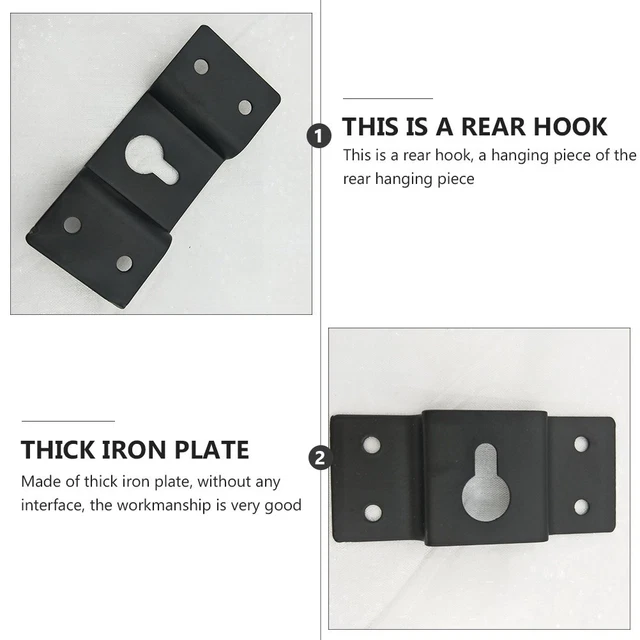 15 PCS SPEAKER Hook Hanger Connector for Audio Keyhole Hangers Mounts £ ...