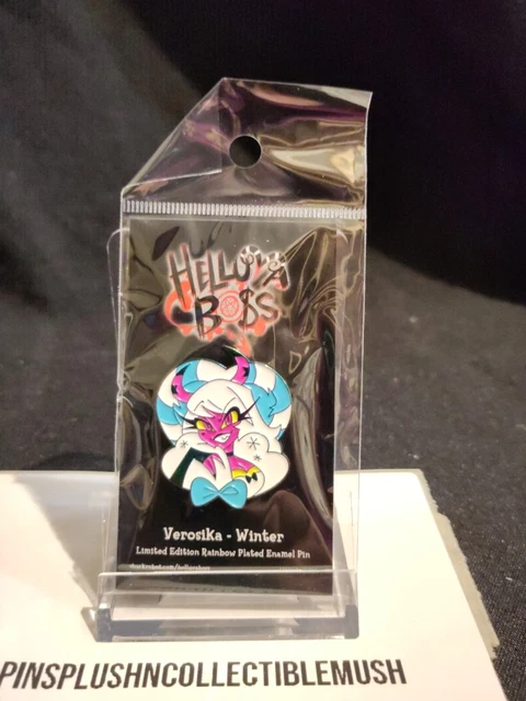 SHARKROBOT VIVZIEPOP HELLUVA Boss Verosika Mayday Winter Pin Succubus ...