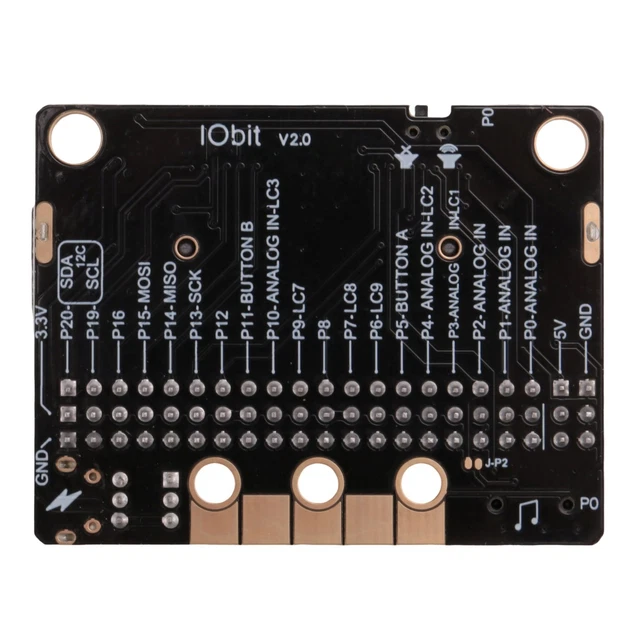 MICRO-BIT EXPANSION BOARD IOBIT V2.0 Adapter Shield with Buzzer for ...
