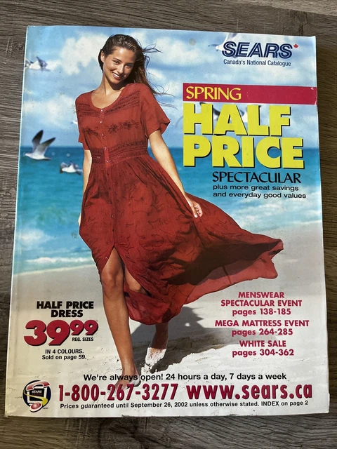 SEARS 2002 SPRING Half Price Values Savings Catalog Fashion Electronics ...