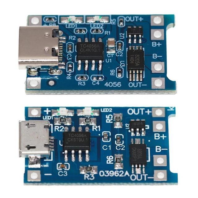 MICRO USB WITH Protection Lithium Battery Charger Module Charging Board ...