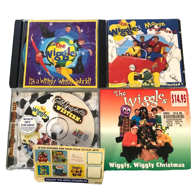 THE WIGGLES CDS Bulk x4 Original Cast Merchandise Vintage 90s 00s ...