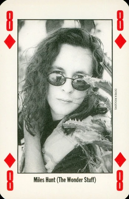 MILES HUNT, THE Wonder Stuff, NME Playing Card (1991) £3.00 - PicClick UK