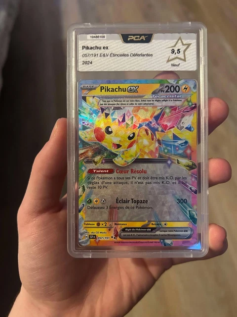 CARTE POKÉMON - Pikachu EX - 57/191 - Etincelles déferlantes - EV8 ...