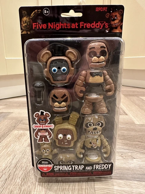 FIVE NIGHTS AT Freddys Snaps Springtrap & Freddy Figure FNAF Spring ...