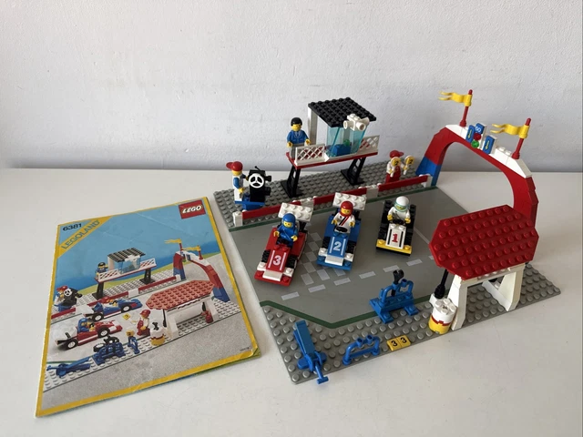 LEGO CLASSIC TOWN Motor Speedway 6381 Plus Instructions & Extra Car £24 ...