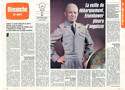 COUPURE DE PRESSE Clipping 1984 Dwight David Eisenhower Ike (2 pages) EUR 5,00 - PicClick FR
