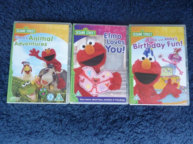ELMO SESAME STREET DVDs Old School Classic DVD x3 £10.00 - PicClick UK