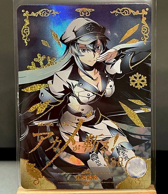 ESDEATH AKAME GA Kill CARTE SSR Anime Waifu Holo Foil Goddess Story NS ...
