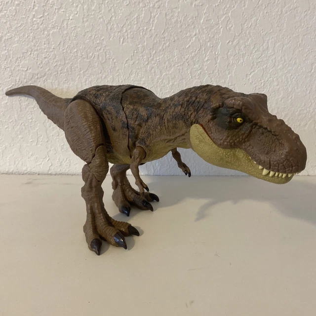 MATTEL JURASSIC WORLD Dino Escape Tyrannosaurus Rex Stomp N' Escape 21 ...