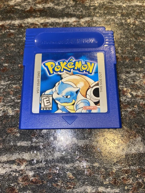 POKEMON BLUE VERSION Nintendo Game Boy Authentic, Very Nice, Saves! EUR ...