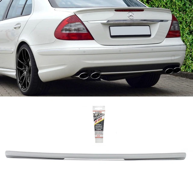 MERCEDES E-CLASS W211 trunk spoiler rear spoiler + glue for E63 AMG 02 ...