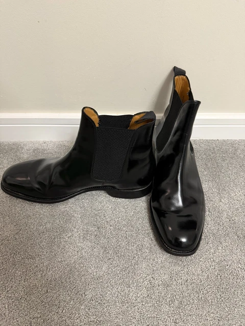 BLACK BARKER CHELSEA Boots UK Size 9 £63.10 - PicClick UK